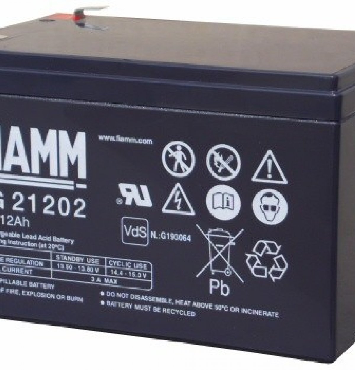 Akumulator FIAMM 12V 12Ah FG21202