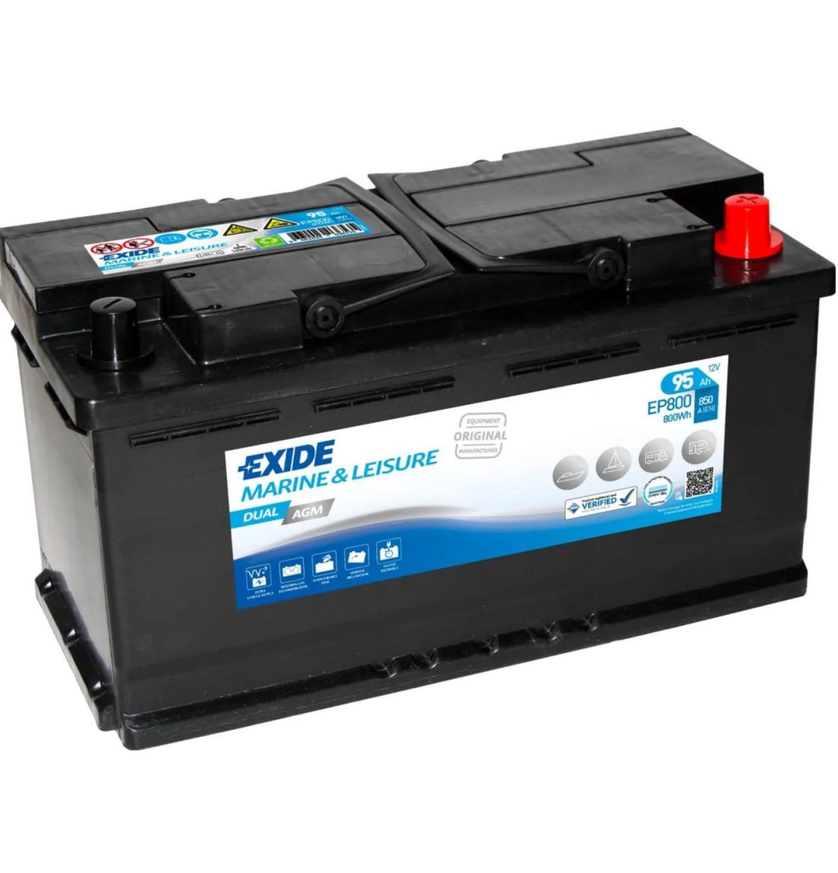 Akumulator EXIDE EP800 AGM 95Ah Dual