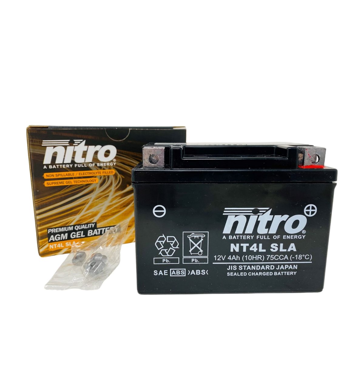 Moto akumulator Nitro GEL YT4L-BS 4Ah