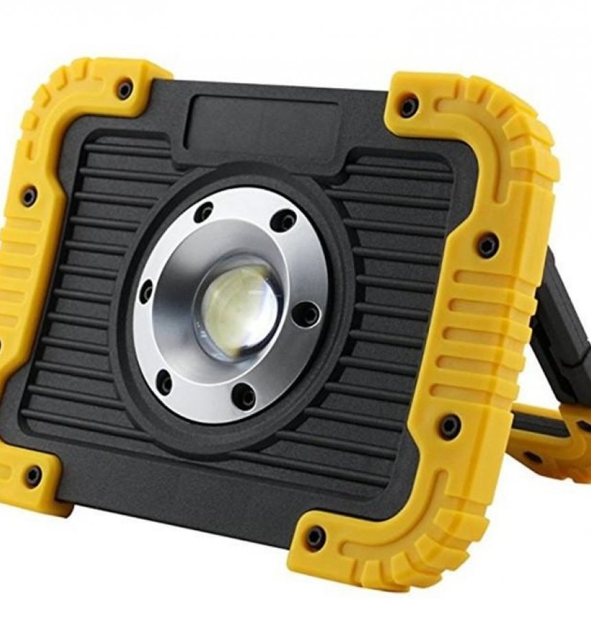 Delovna svetilka LED z USB - okrogla