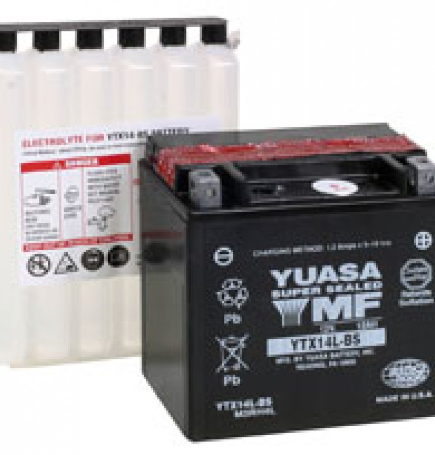 Moto akumulator YUASA YTX14L-BS 12V 12Ah